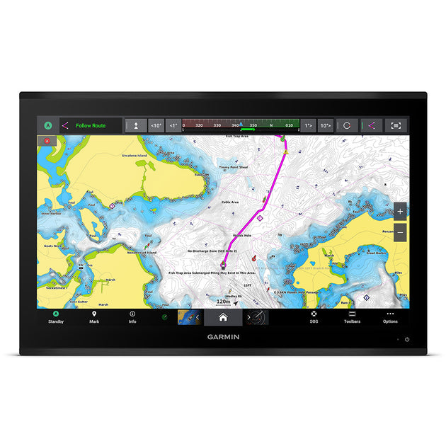 Garmin GPSMAP 9027 27 Premium Chartplotter wWorldwide Basemap ...