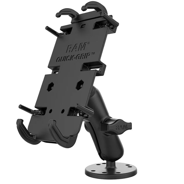 RAM Mount RAM QuickGrip XL SpringLoaded Phone Mount wDrillDown Base ...