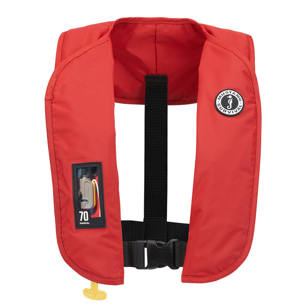 Mustang MIT 70 Manual Inflatable PFD Red MD404140202 | Big Fish Encounters